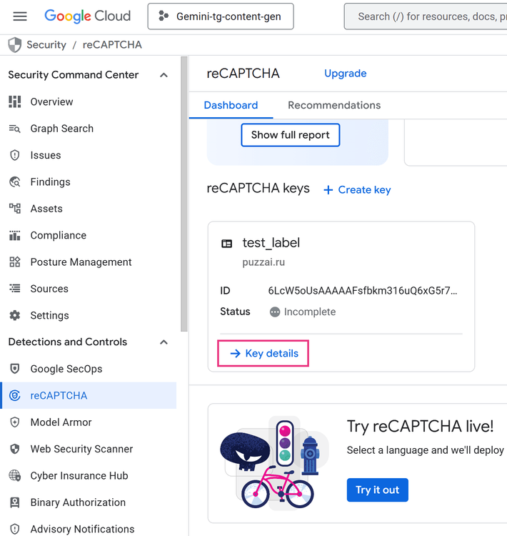 Google reCAPTCHA Admin Console: Access, Settings & Key Management
